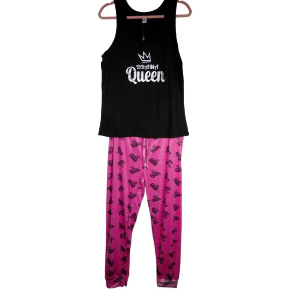Love To Sleep | Intimates & Sleepwear | Drama Queen Pajamas Black Tank ...